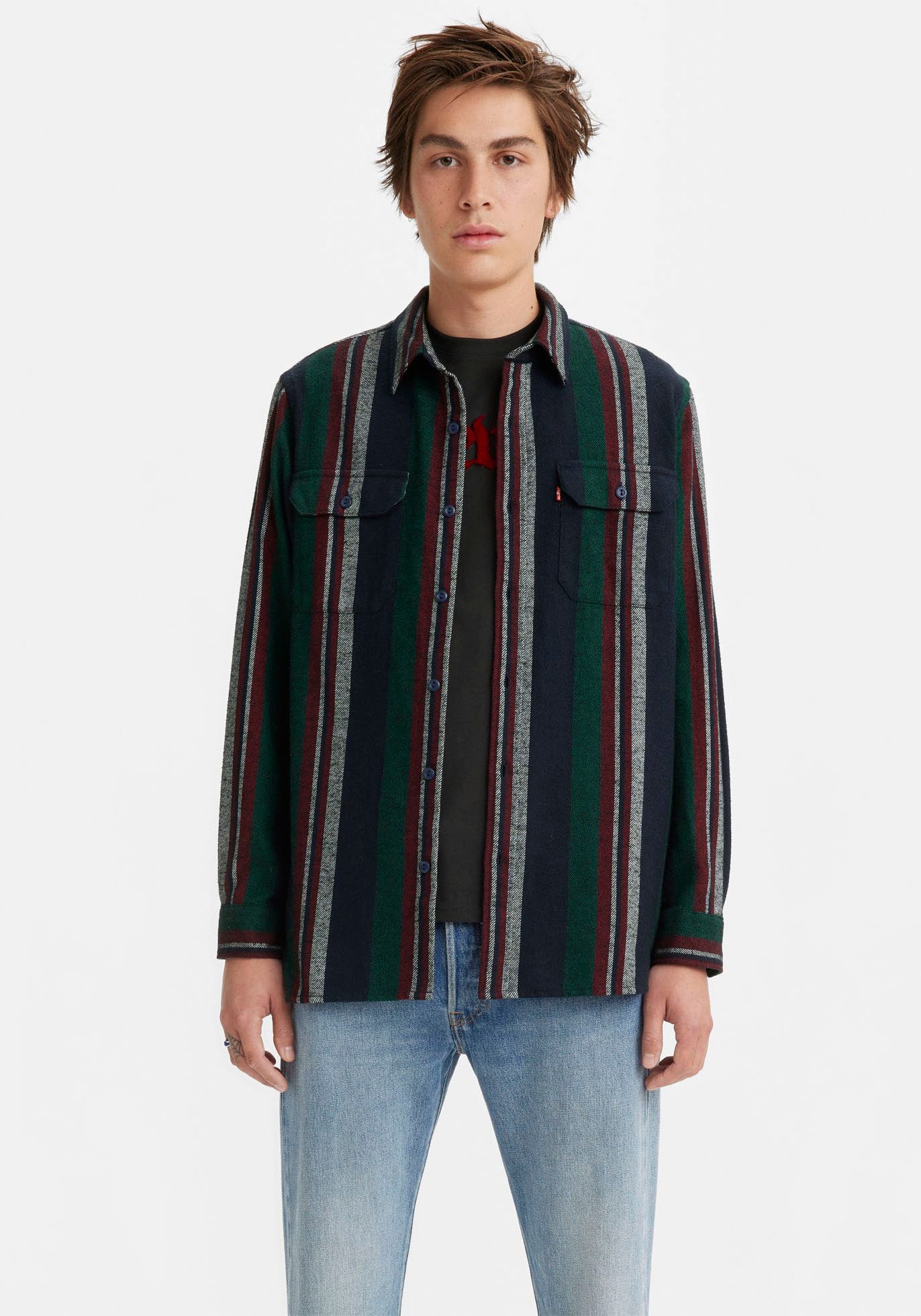 Levi's® Langarmhemd »LE JACKSON WORKER«, im Workerstyle, aus Baumwolle ...