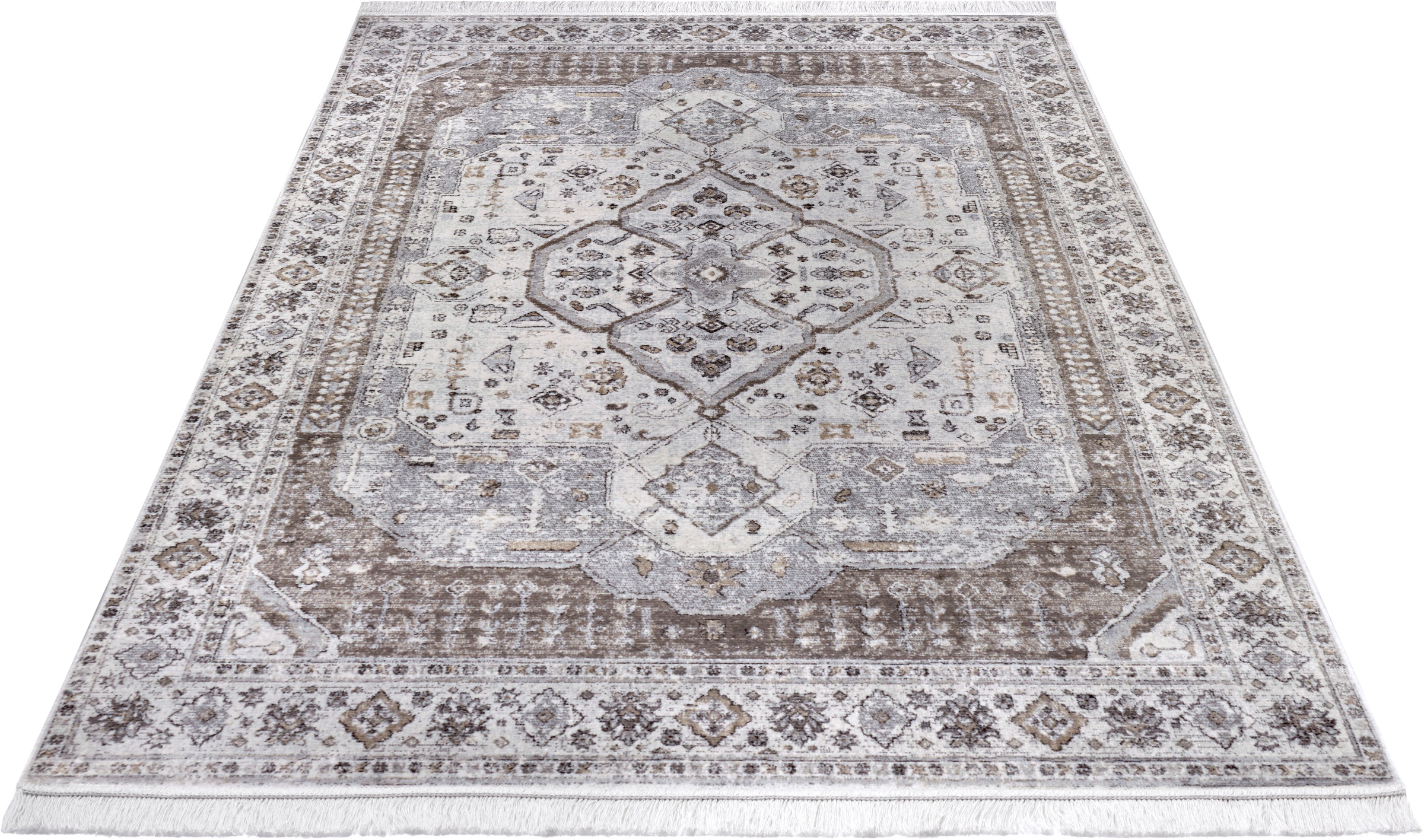 ELLE DECORATION Designteppich »Tabriz Madiha«, rechteckig, 3 mm Höhe ...