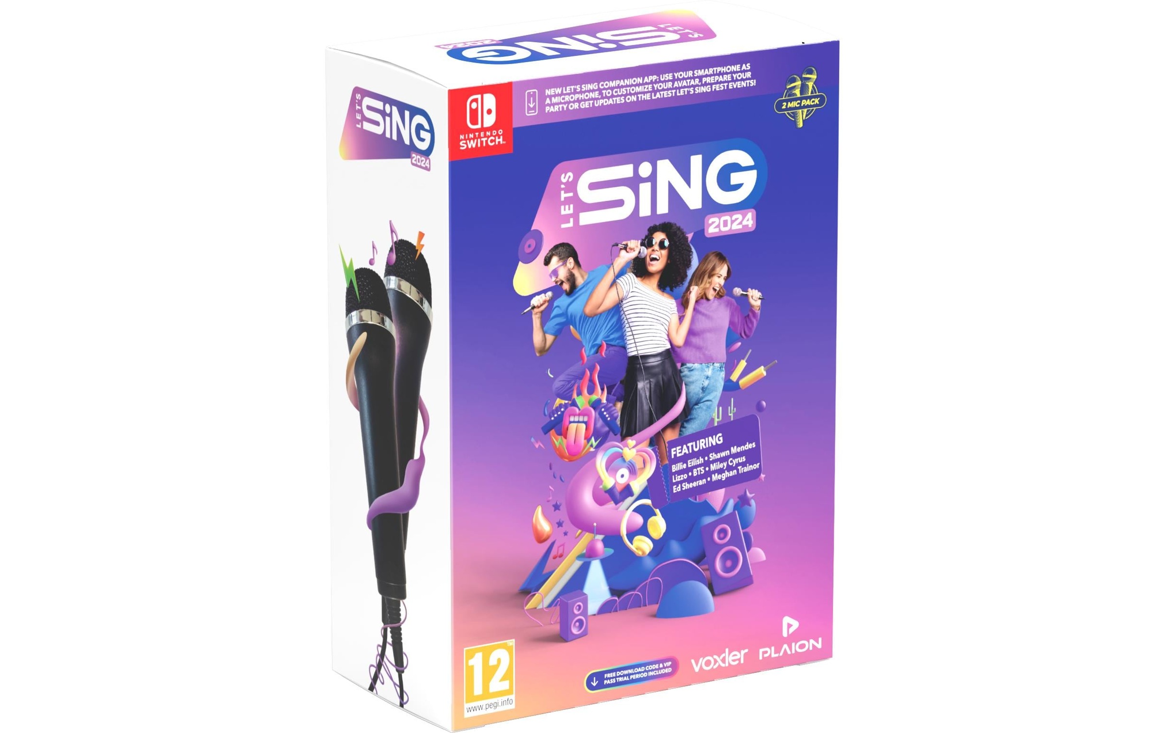 Spielesoftware »GAME Let's Sing 2024 International Version + 2 Mics«, Nintendo Switch jetzt ...