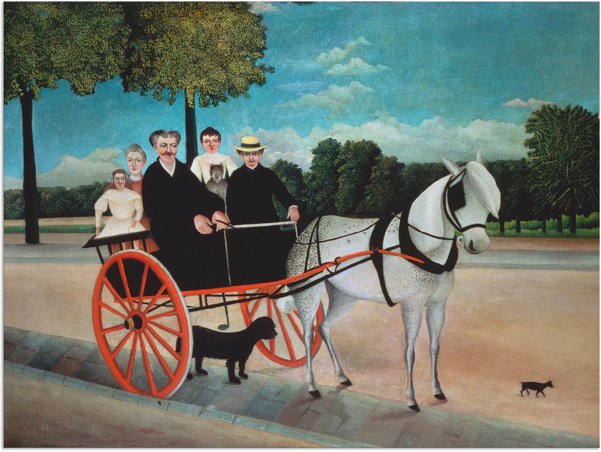 Artland Wandbild »Der Karren des alten Juniet. 1908«, Kutschen, (1 St ...