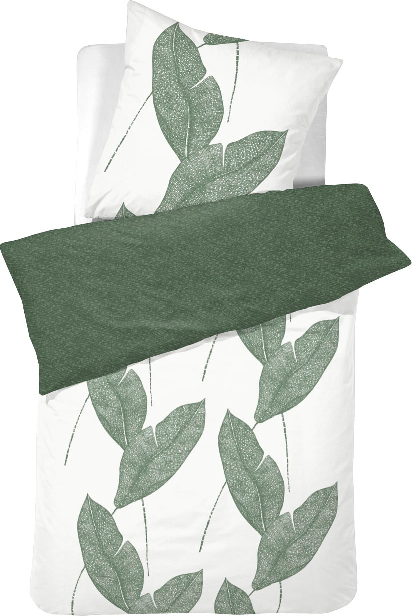 damai Wendebettwäsche »Blade«, mit Blattmuster online bestellen ...