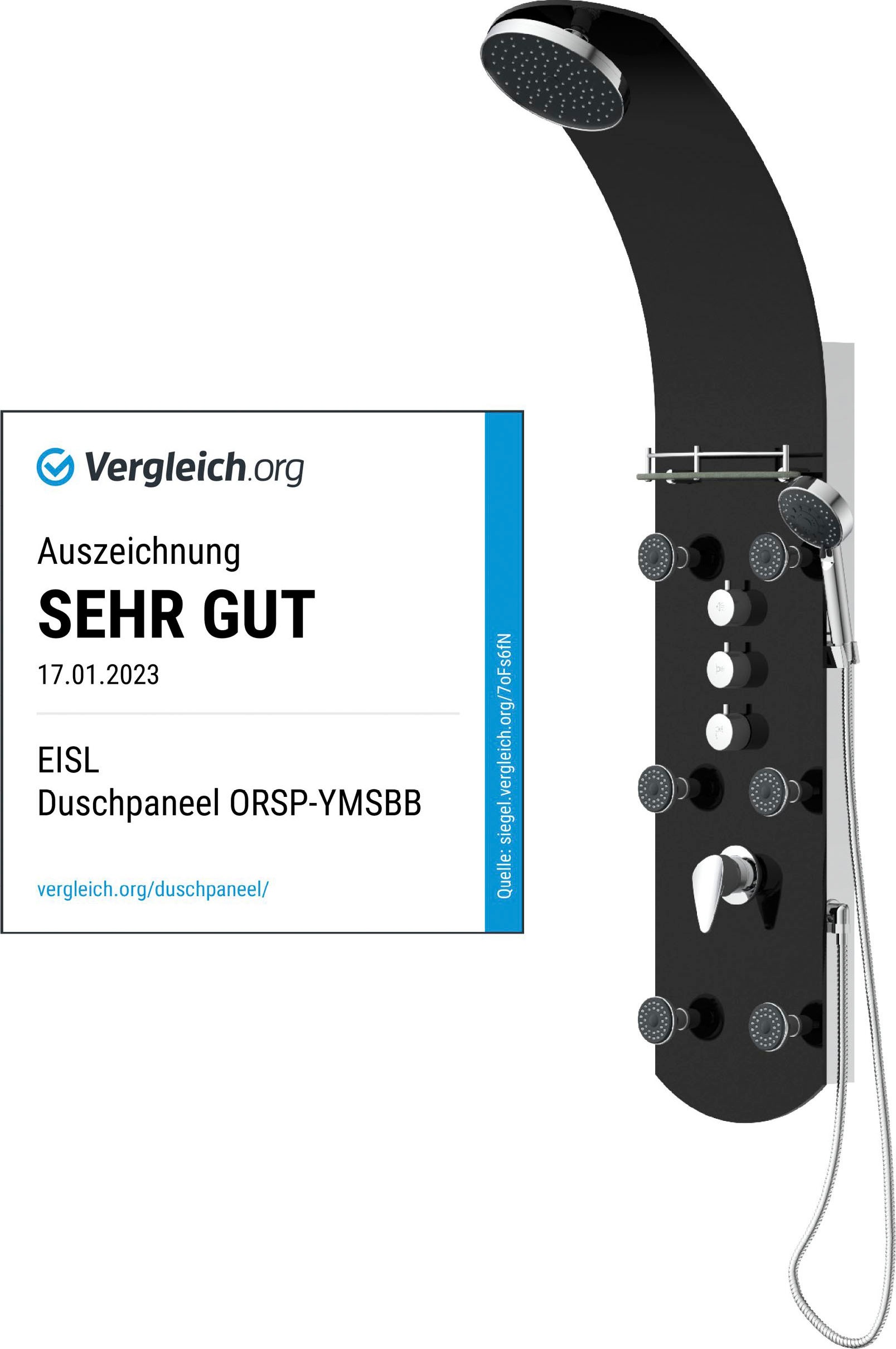 Eisl Duschsäule »KARIBIK«, 6 Massagedüsen, Wellness Duschsystem mit ...