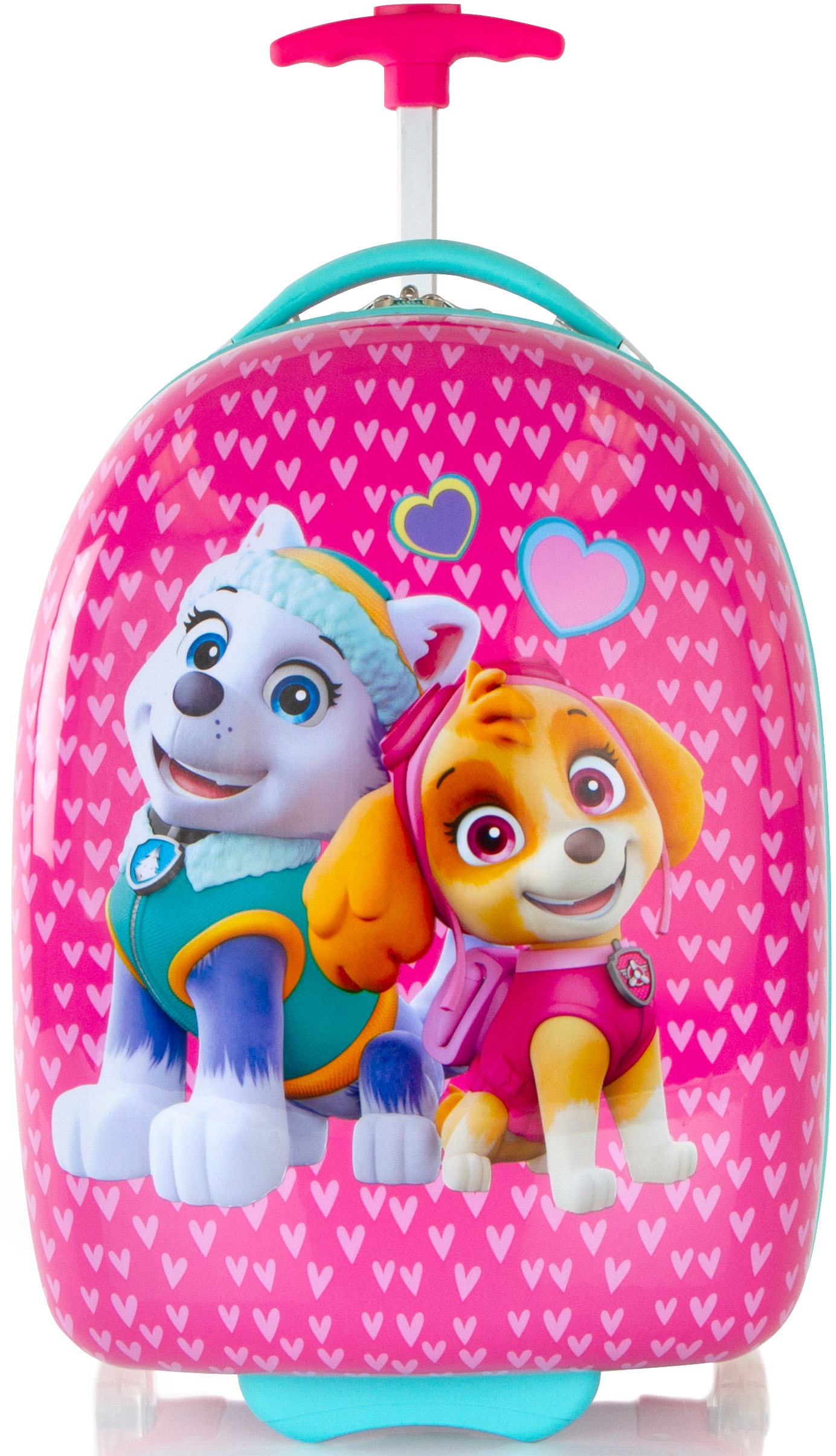 Heys Kinderkoffer »Paw Patrol, Rosa«, 2 Rollen, Kindertrolley Kinderreisegepäck Handgepäck ...