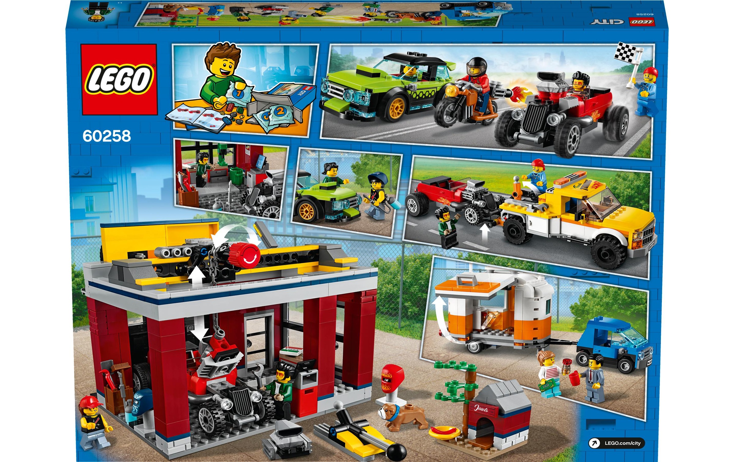 LEGO® Spielbausteine »City Tuning-Werkstatt«, (897 St.) günstig ...