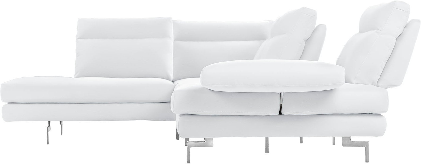 CALIA ITALIA Ecksofa »Toby Wing, L-Form, Multifunktionssofa, bequem und ...