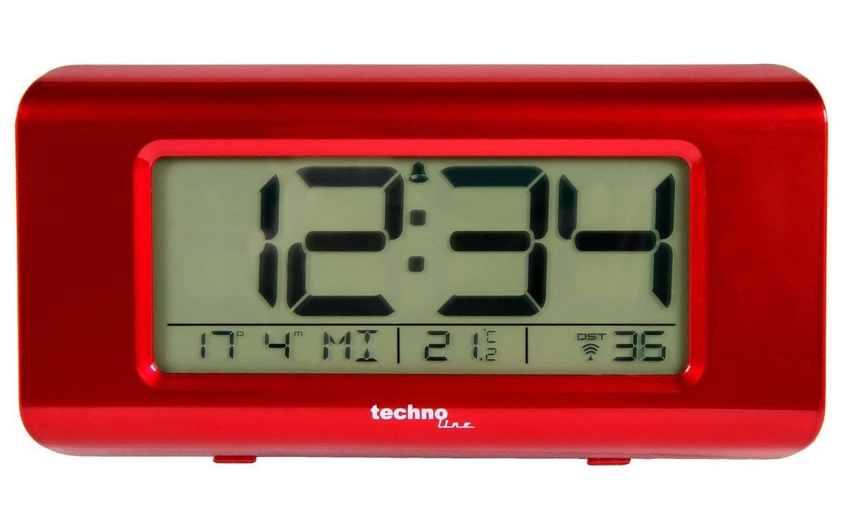 technoline Funkwecker »WT197 Rot« online shoppen | Jelmoli-Versand